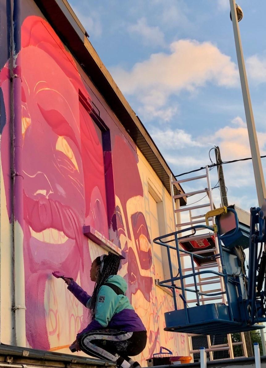 Heb je deze mural al gespot? | Ter Loke